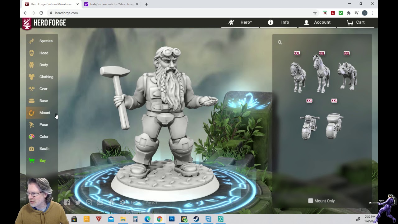 Creating Overwatch's Torbjorn in HeroForge - YouTube