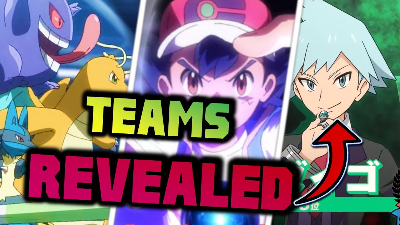 ASH, STEVEN MASTERS 8 TEAMS REVEALED! ASH VS STEVEN AND CYNTHIA ...
