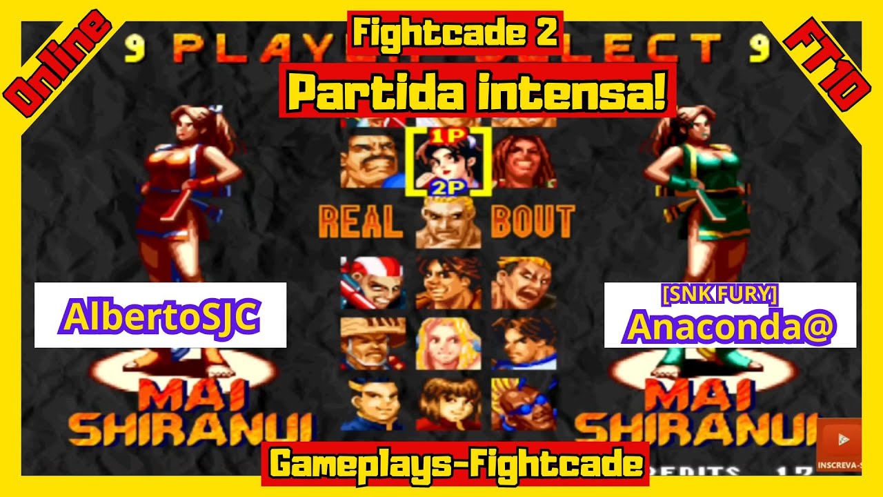 Real Bout Fatal Fury Fightcade 2 - AlbertoSJC vs [SNK FURY] Anaconda ...