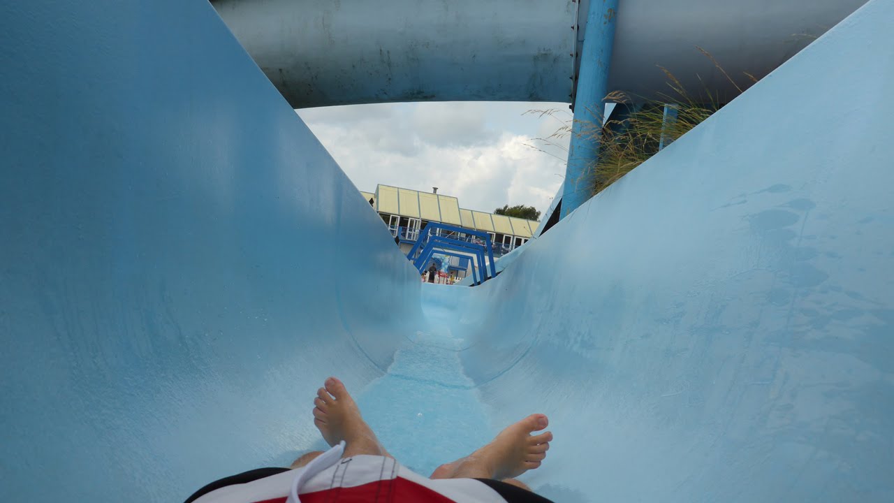 Sommerland Sjælland - Vandbaner Water Slide (Left) Onride POV - YouTube