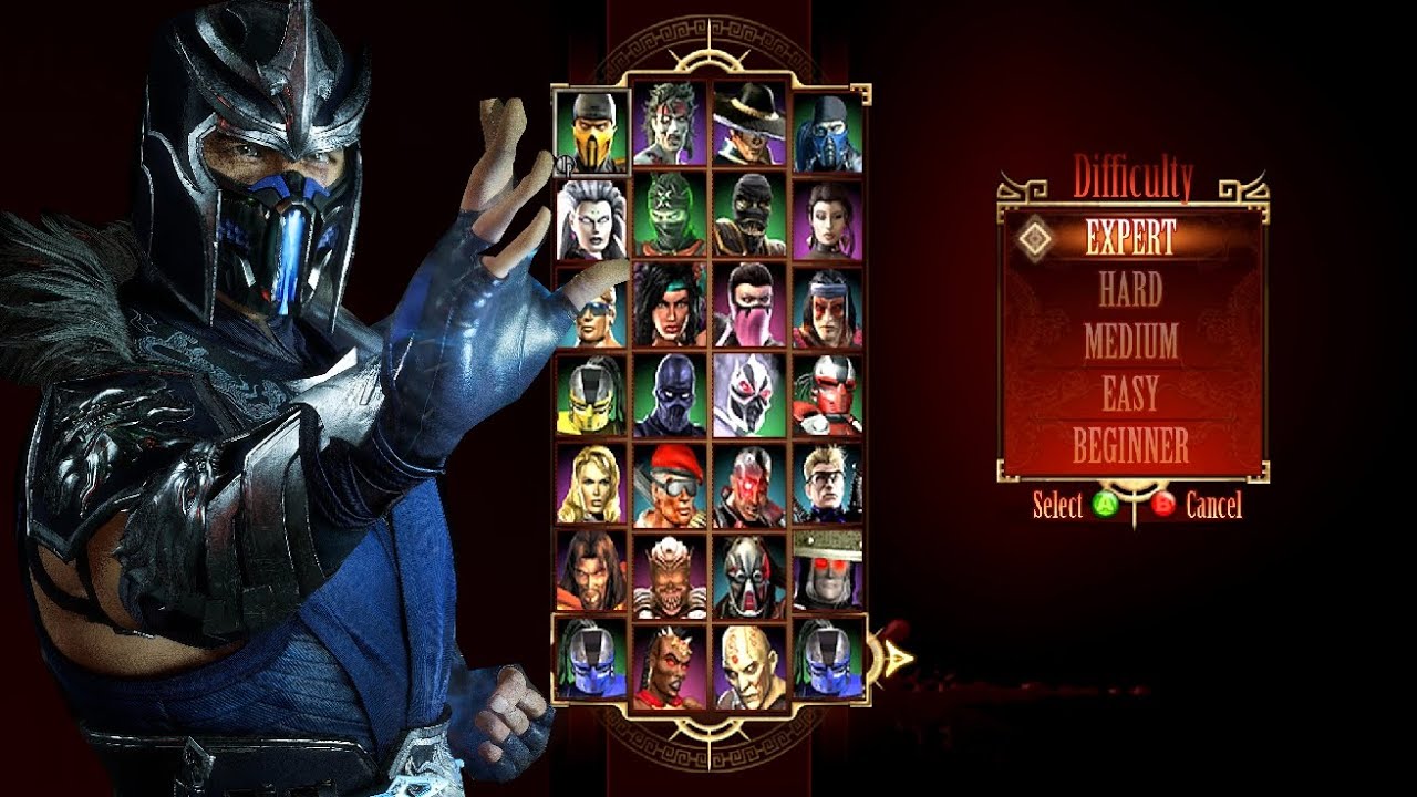 Mortal Kombat 9 - SUB-ZERO DECEPTION SKIN MOD - Expert Arcade Ladder ...