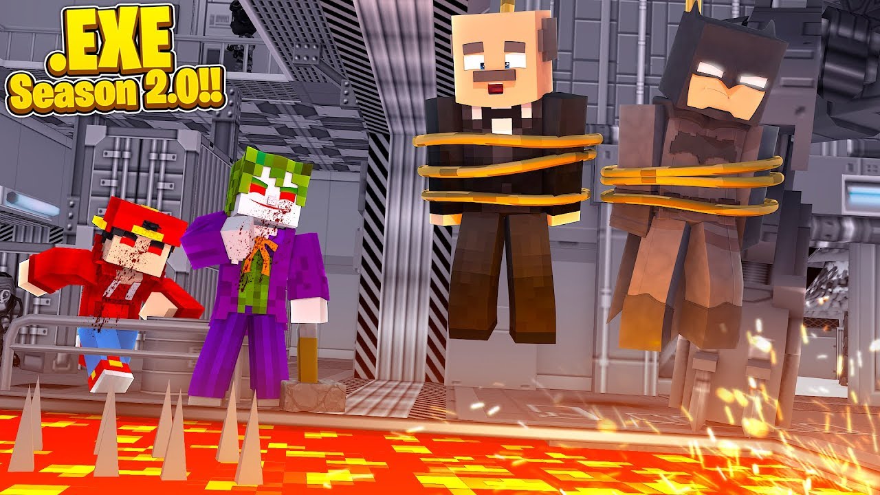Minecraft .EXE 2.0 - THE JOKER .EXE IS GOING TO KILL BATMAN!!! - YouTube