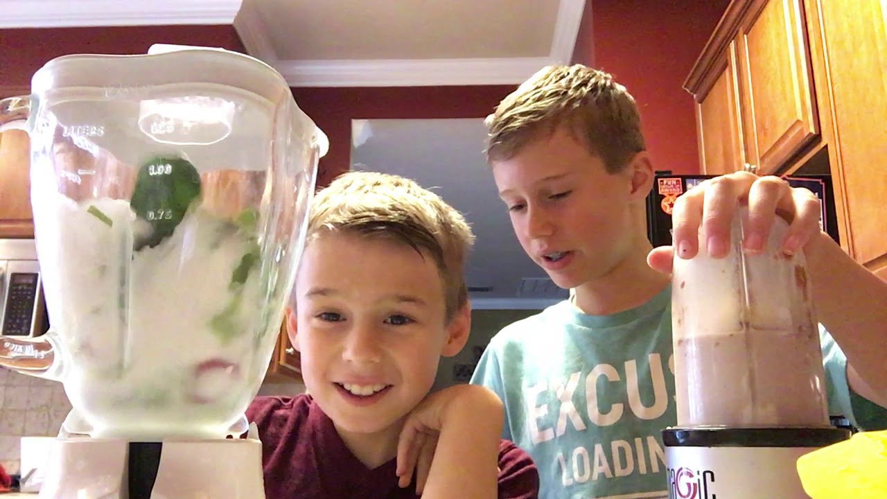 smoothie challenge gone wrong overly awesome - YouTube