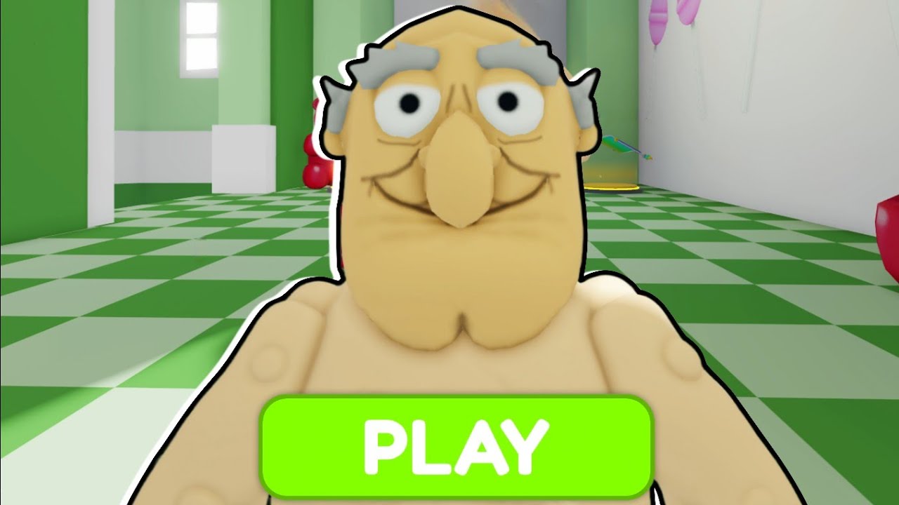 ESCAPE FREAKY GRANDPA'S EVIL MANSION OBBY ROBLOX - YouTube