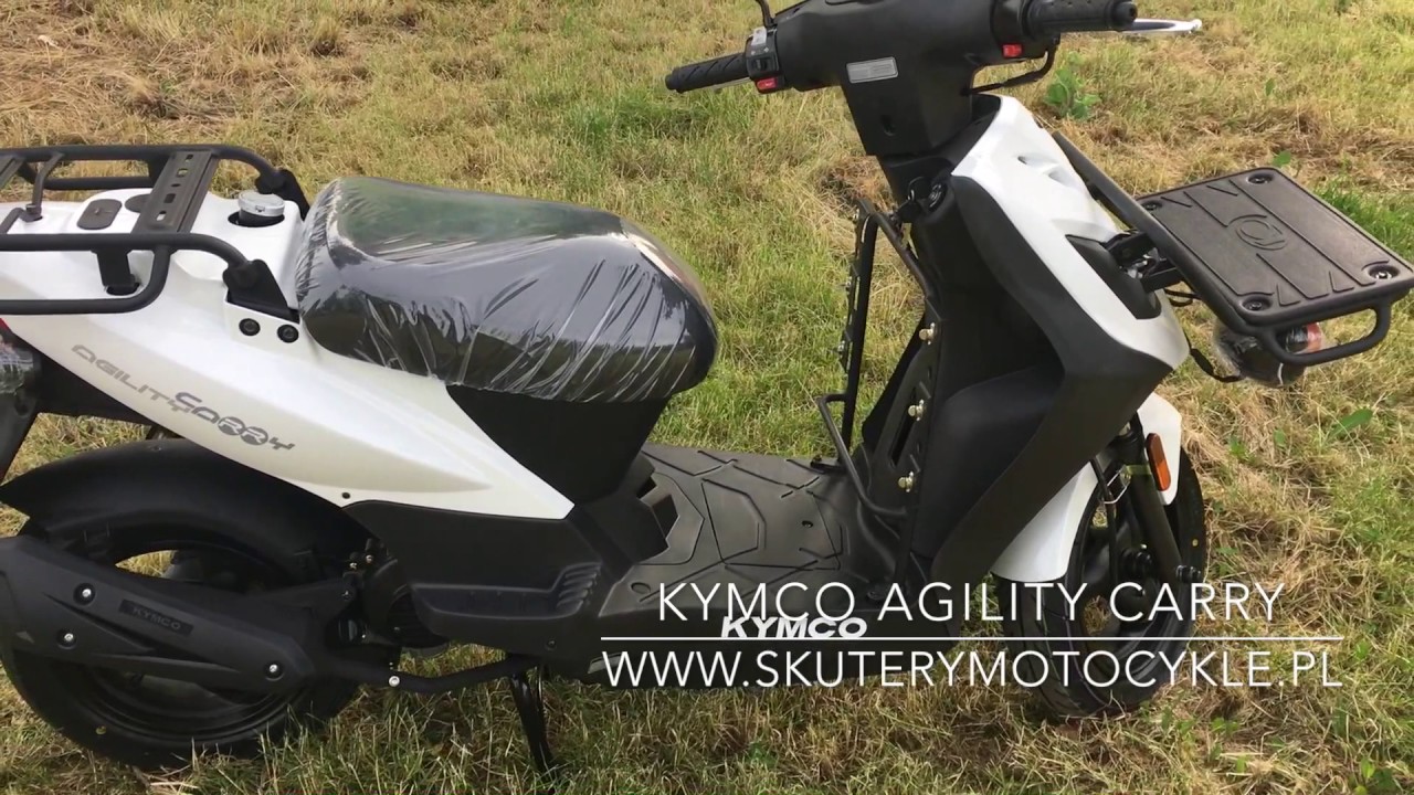 Kymco Agility Carry 50 - najlepszy skuter dla kuriera! - YouTube