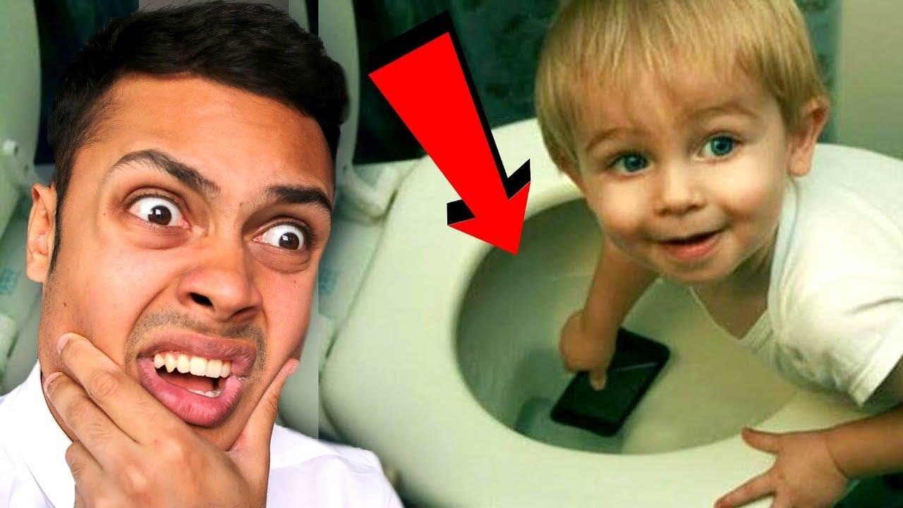 REACTING TO KIDS DOING STUPID THINGS - YouTube