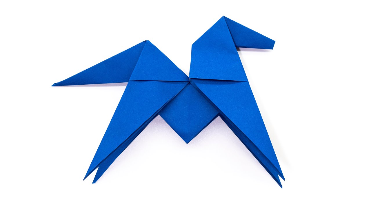 How to make a paper pony | Origami runt pony - YouTube