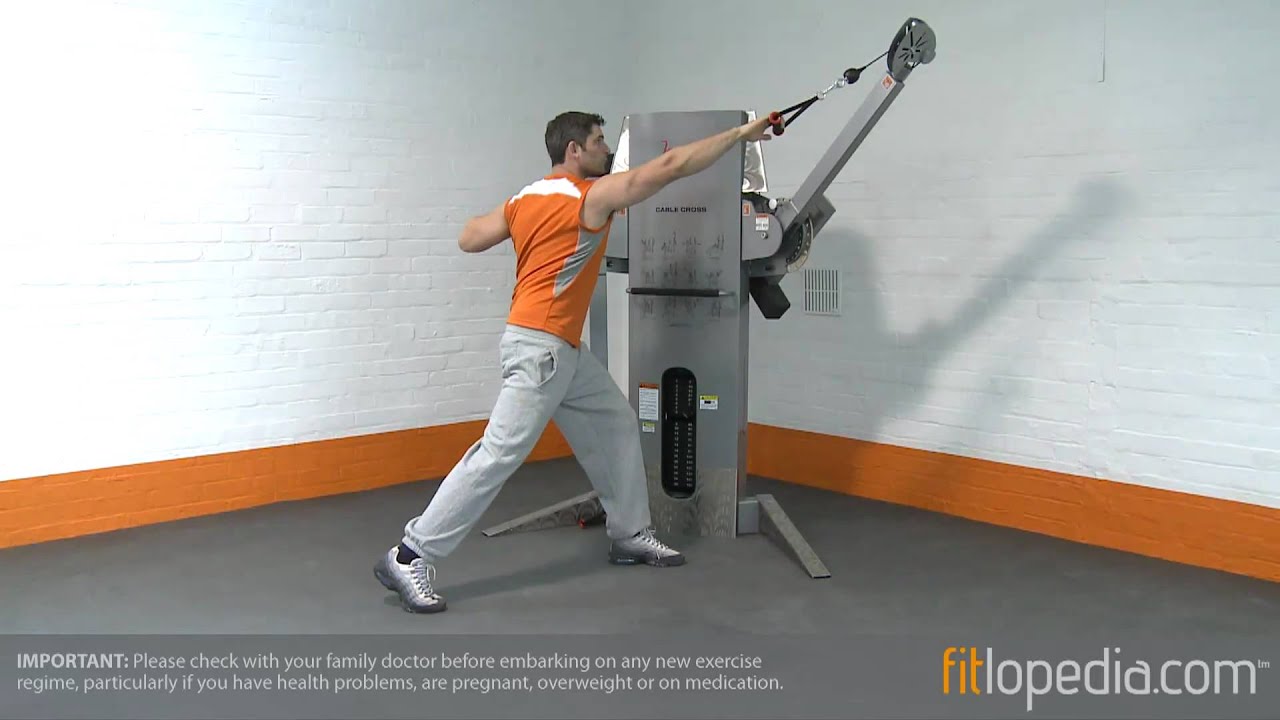 Single Arm Cable Cross Row (High) - YouTube