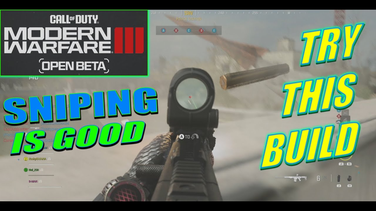 MWIII BETA SNIPER GAMEPLAY + EARLY BUILD - YouTube