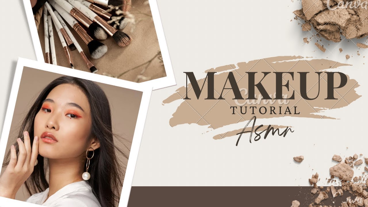 How to do makeup.. Asmr makeup tutorial with asmr sound - YouTube
