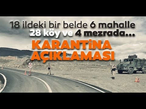 39 Yerleşim Yerine Virüs Karantinası! İşte O Bölgeler! / A Haber | A Haber