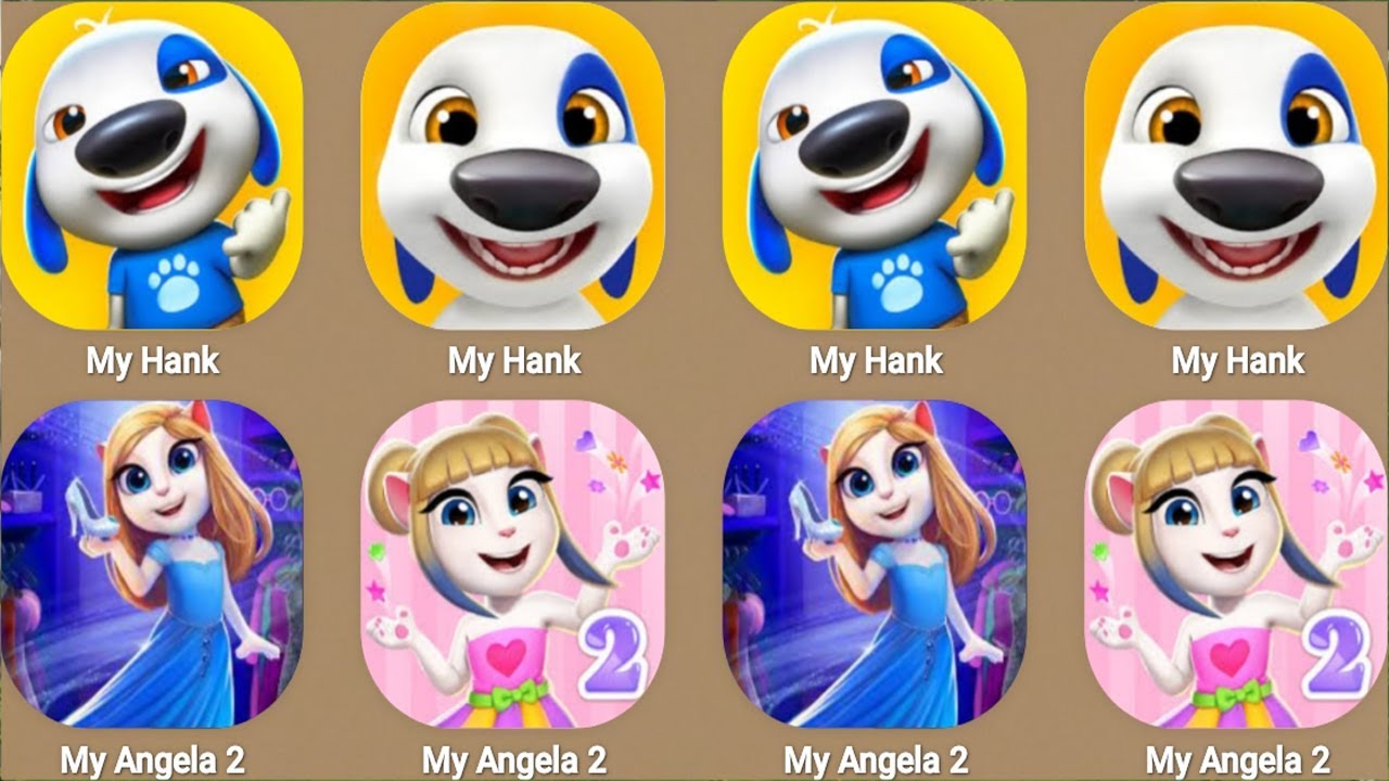 My Talking Hank vs My Talking Angela 2 Discover fun shrimp games ...