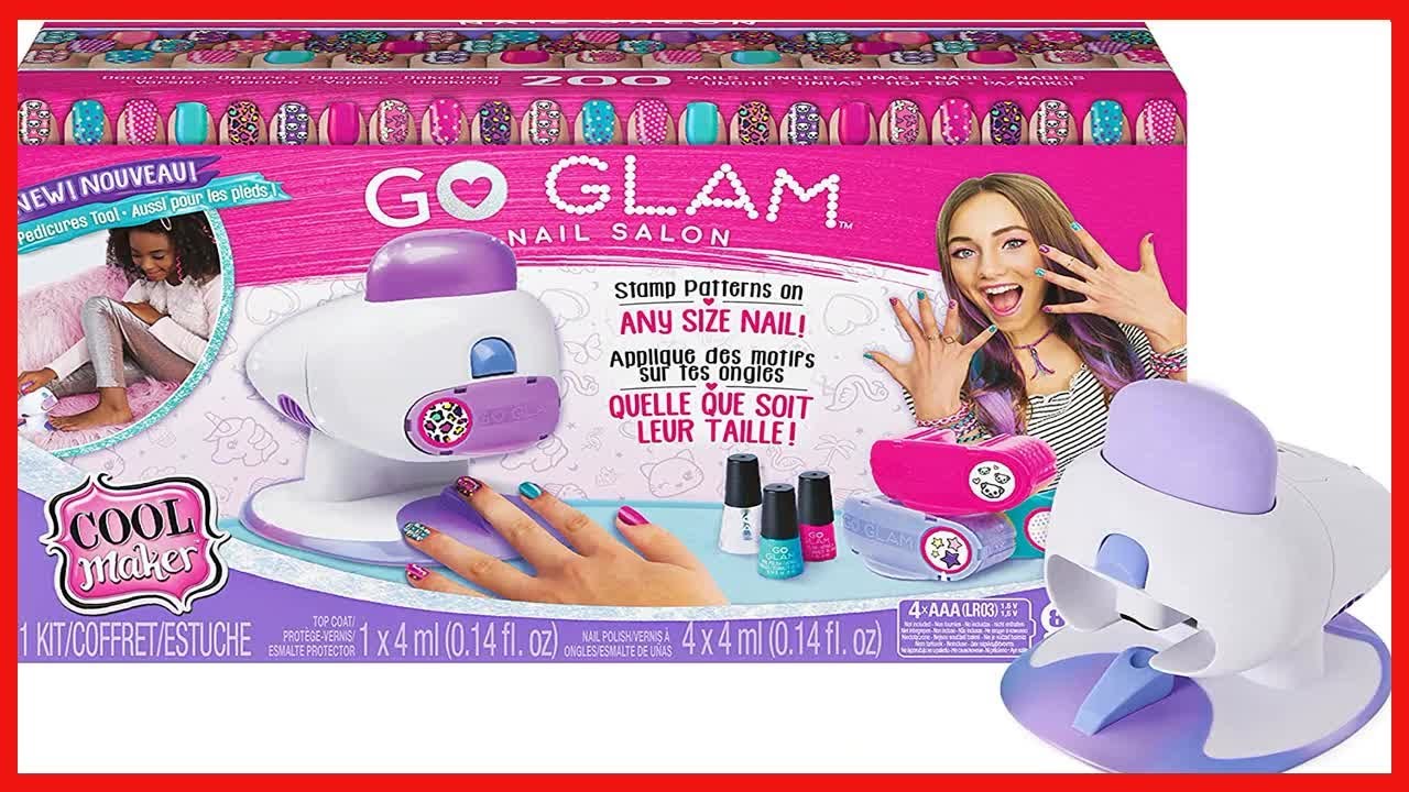 Cool Maker, GO Glam Nail Stamper Deluxe Salon with Dryer for Manicures ...