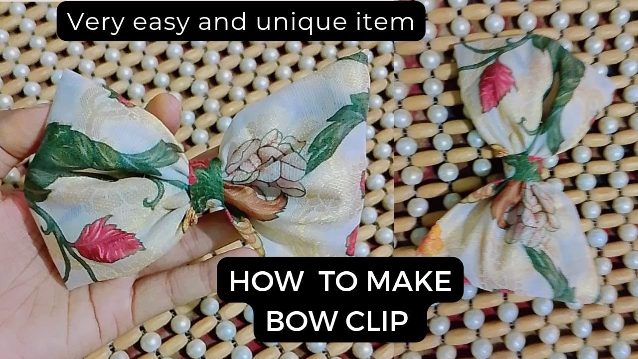 Easy Bow Clip | DIY Bow Clip | How to make Bow Clip #Trending #diy # ...