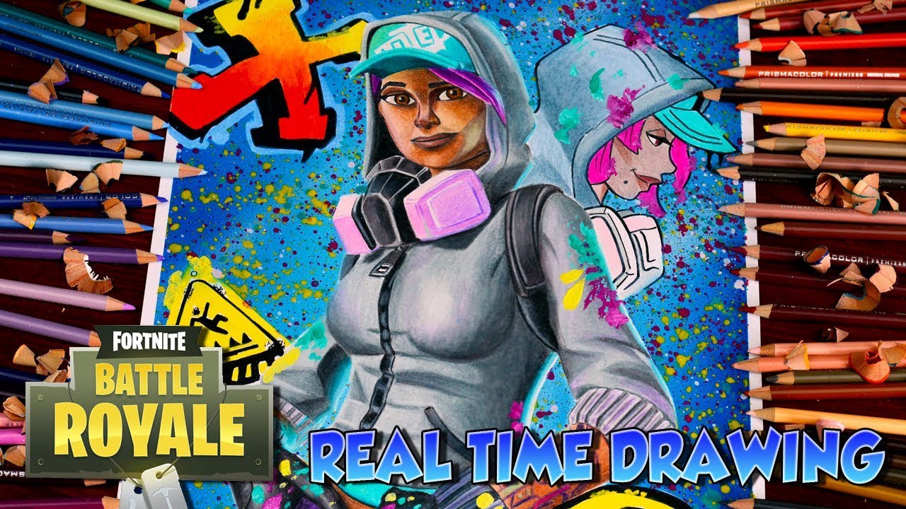 How To Draw Fortnite Battle Royale Teknique New Skin Step By Step ...