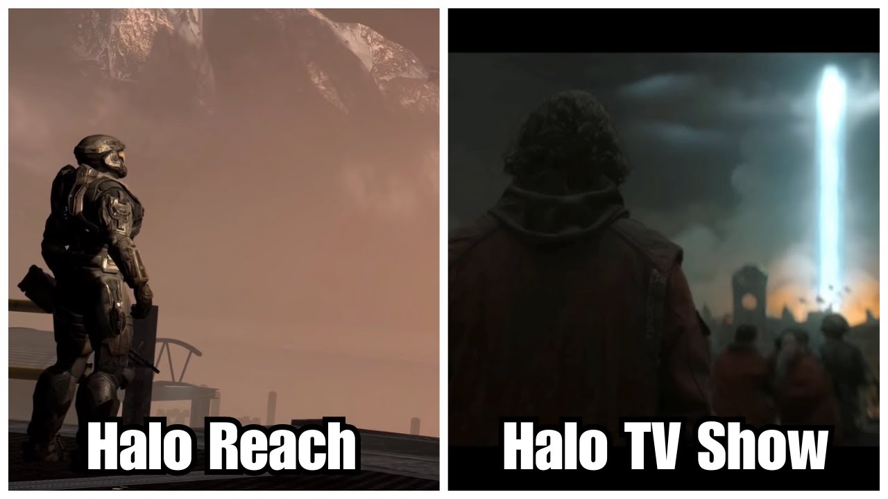 Glassing in the Halo TV Show vs. Halo Reach - YouTube