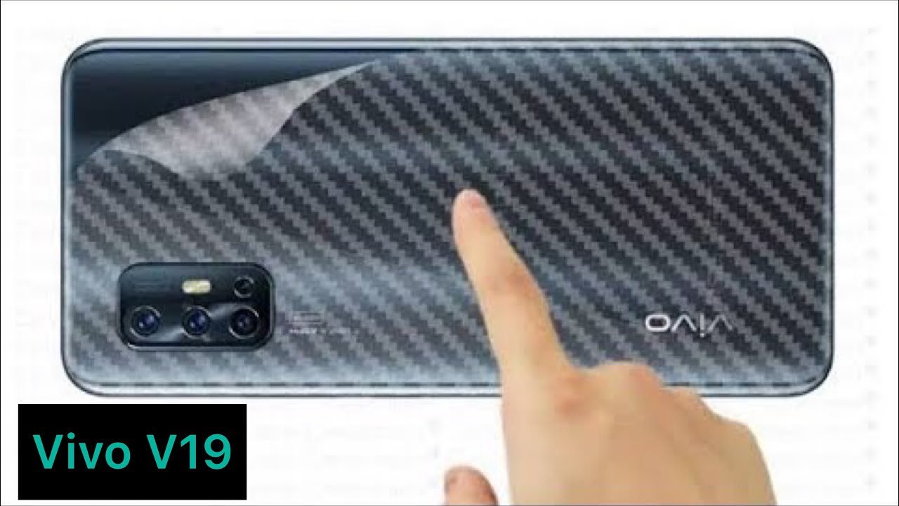 Carbon Sticker Skin Vivo V19 - YouTube