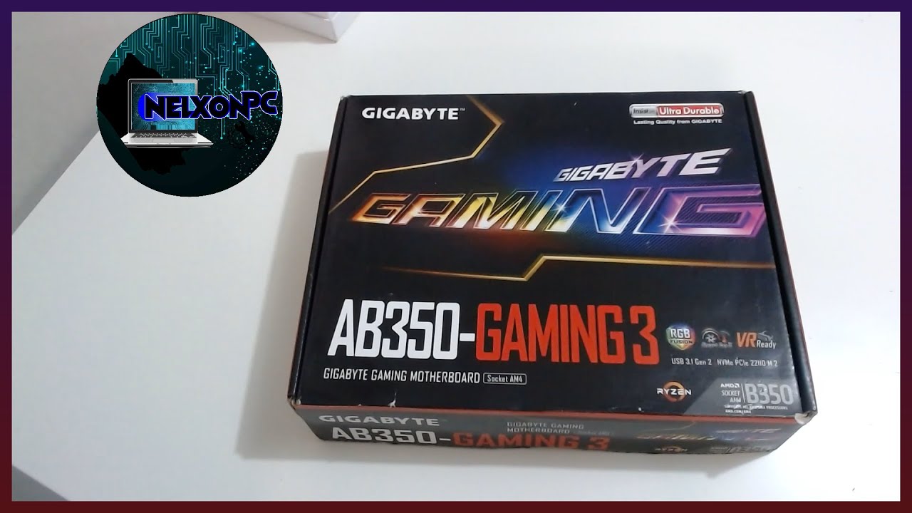 GIGABYTE AB350 GAMING 3 -UNBOXING - YouTube