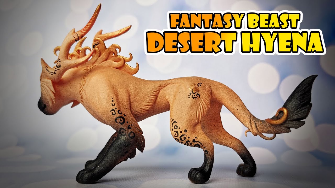 Fantasy Desert Hyena Sculpture | SpeedSculpt + Review | Sand Beast ...