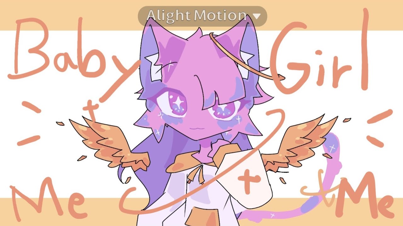 Baby girl meme / animation meme 💜💜💜 - YouTube