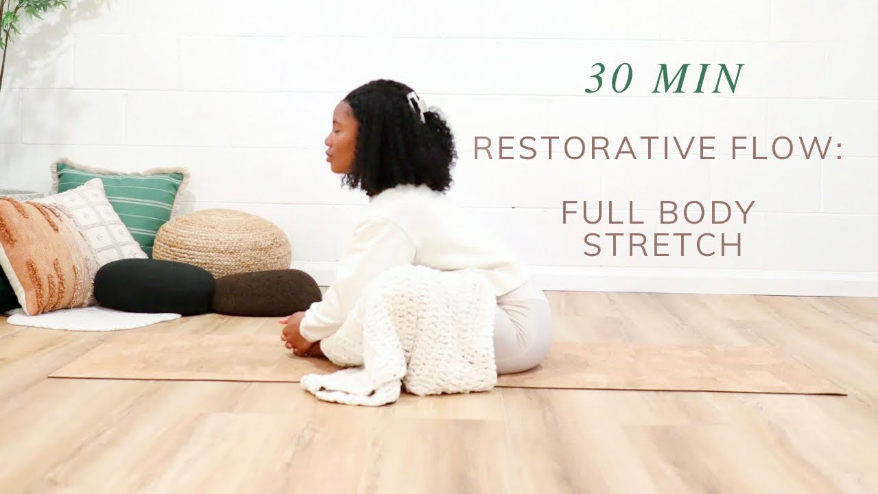 Restorative Yoga Flow | Recover and Recharge - YouTube