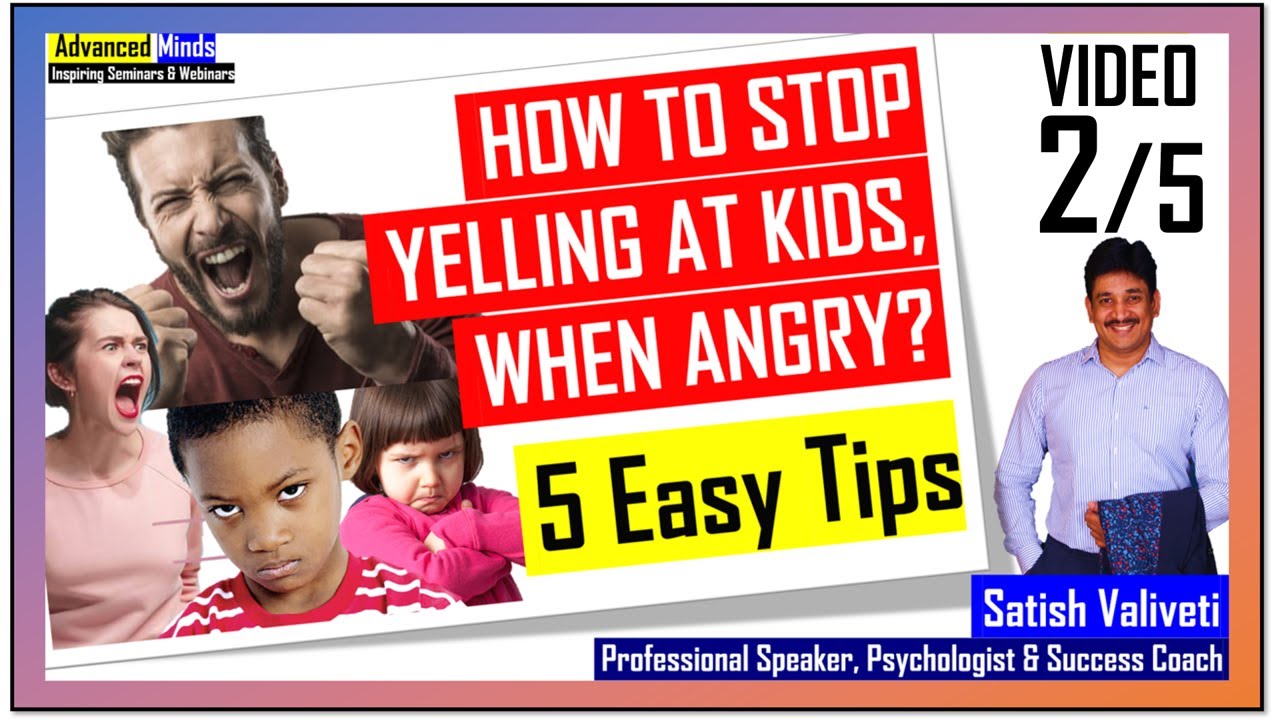 HOW TO STOP YELLING AT KIDS TIP 2 - YouTube