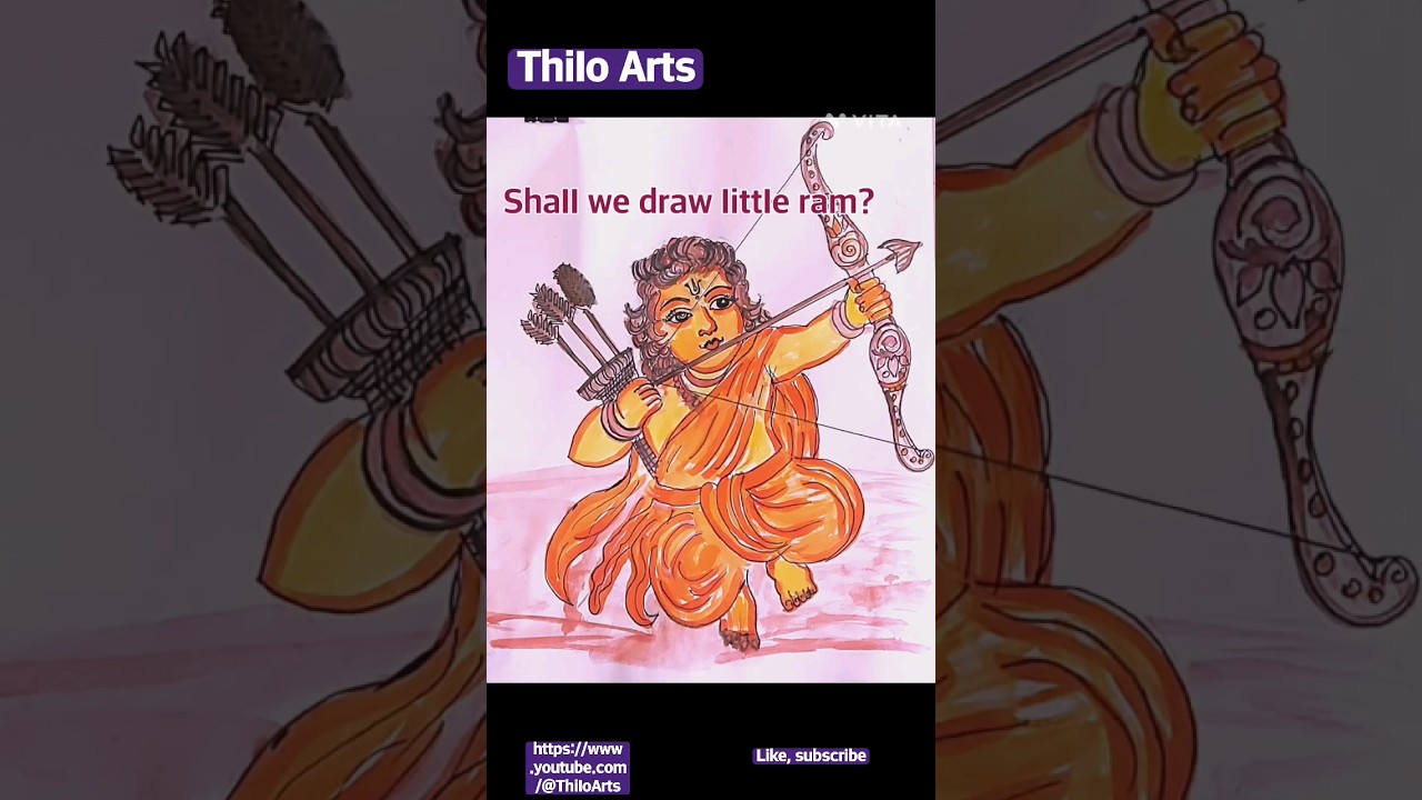 Learn to draw cute, little ram💓. #shortsfeed #shortsviral #artwork # ...