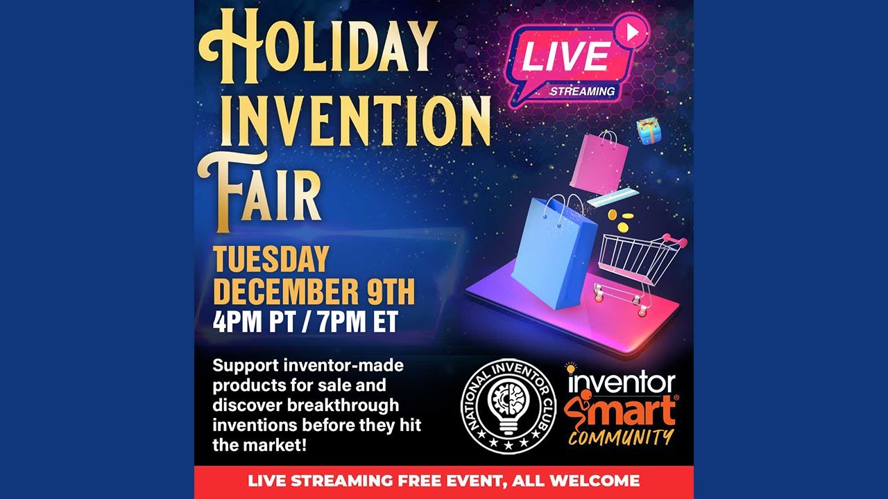 Holiday Invention Fair - Shop Inventor Products Livestream! - YouTube