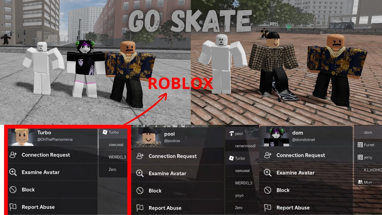 Meeting go skate devs and ROBLOX in their game!! ft. Mun - YouTube