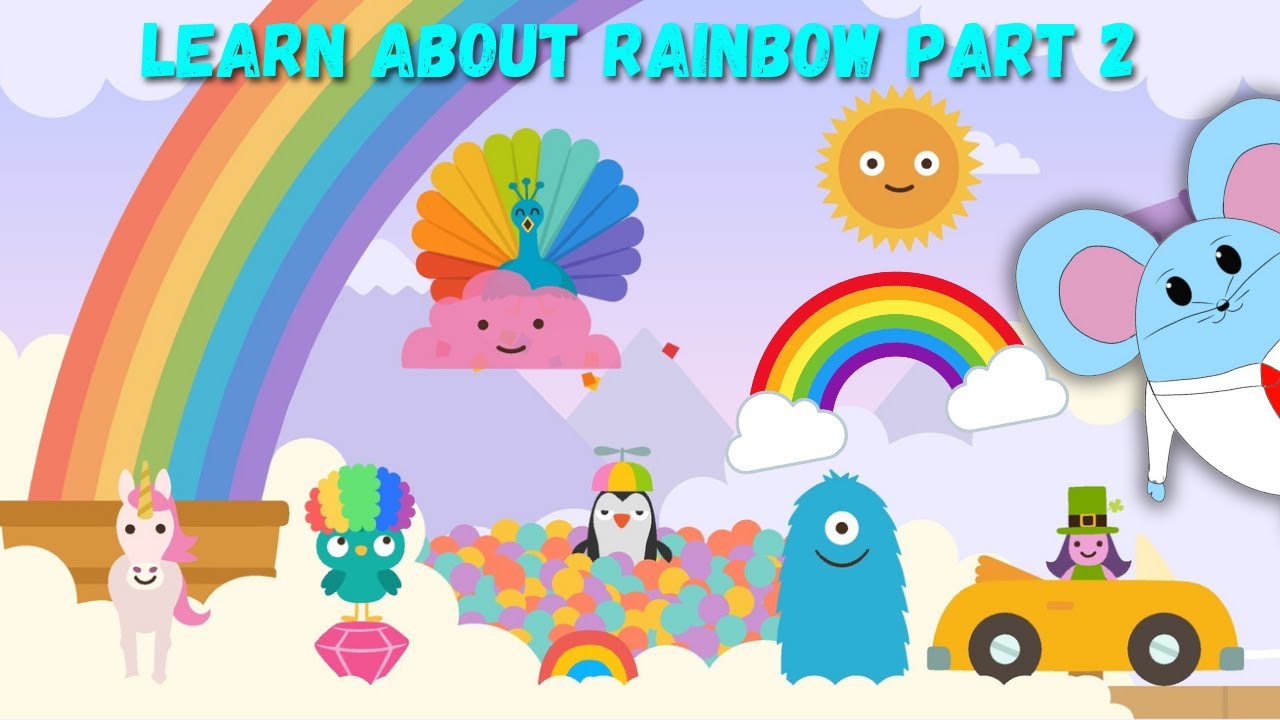 Sago mini school with Mr. Joy | Rainbow #2 | Kids Games | Learning ...