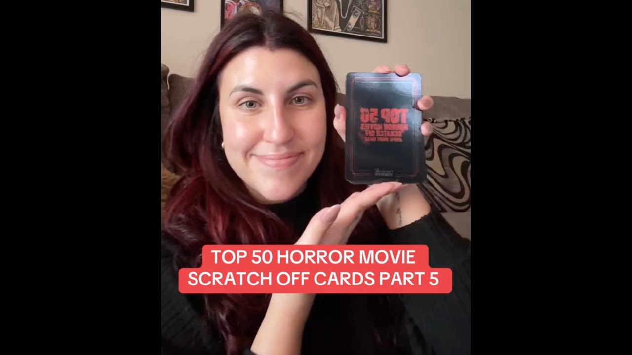 Top 50 Horror Movies Scratch Off Cards Part 5 - YouTube