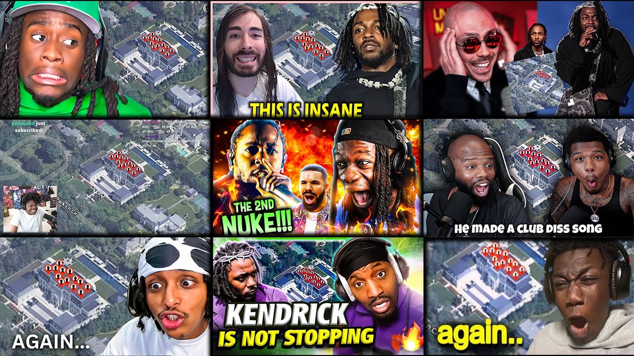 YouTubers React to "Not Like Us" by Kendrick Lamar | Full Video Clips ...