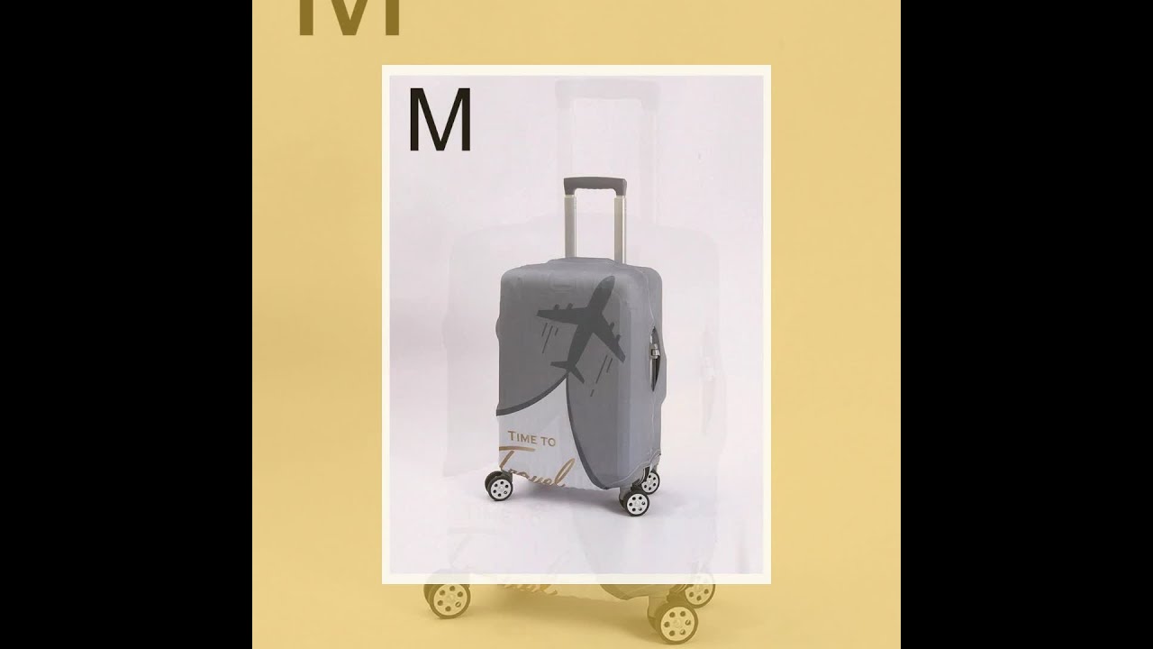 Airplane Graphic Luggage Cover Dust Proof Suitcase Cover School ...