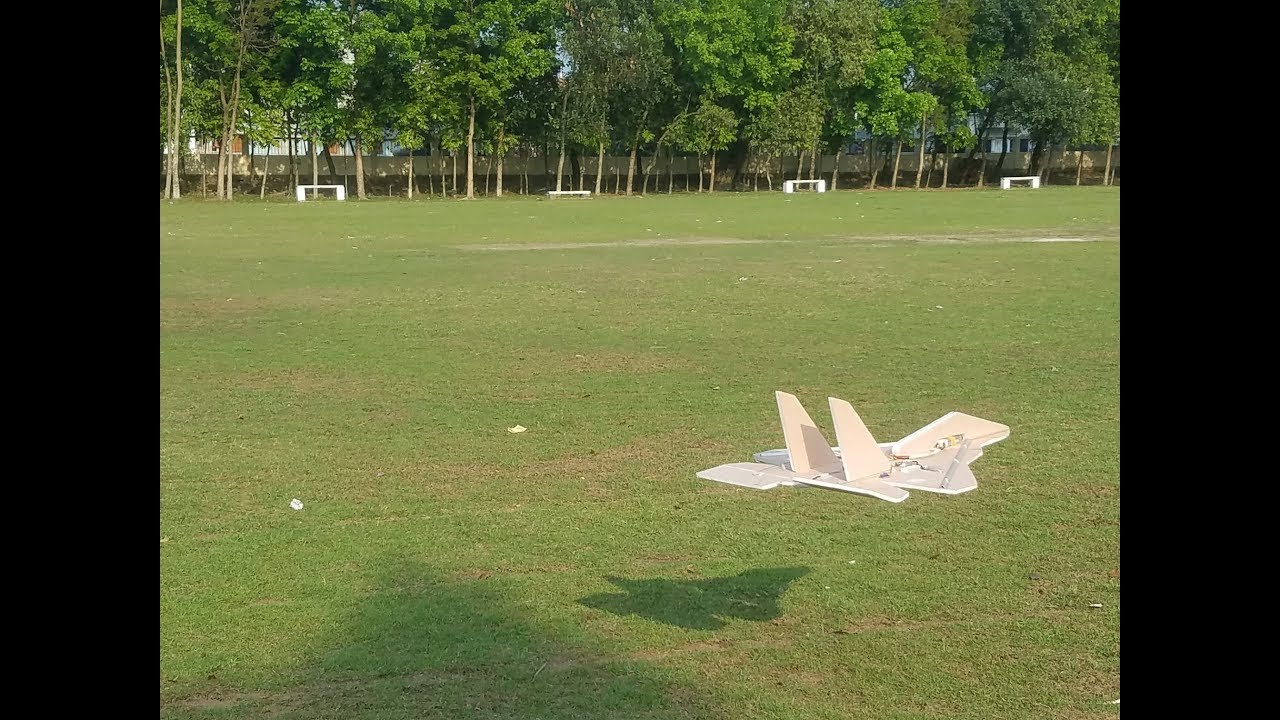 RC plane flight test 2 - YouTube