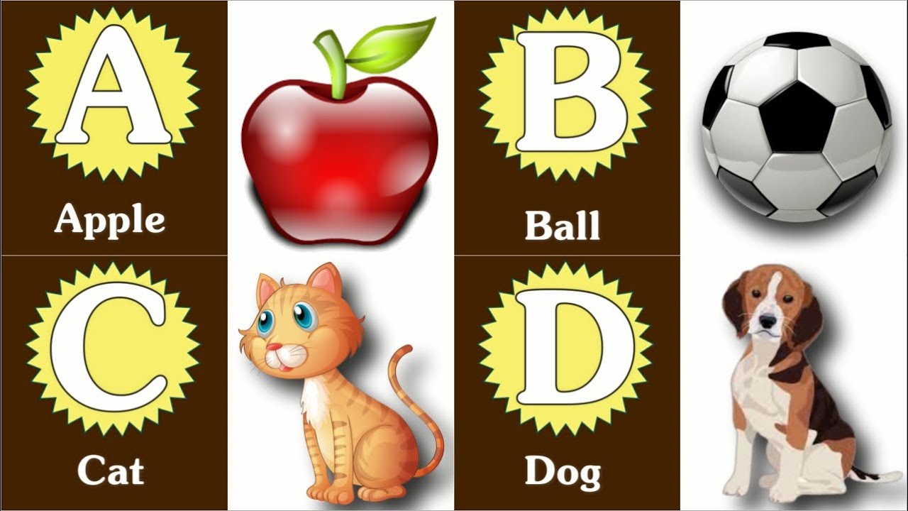 A for Apple B for Bird | Abcd kids | Nursery Rhymes | abc song ,phonics ...