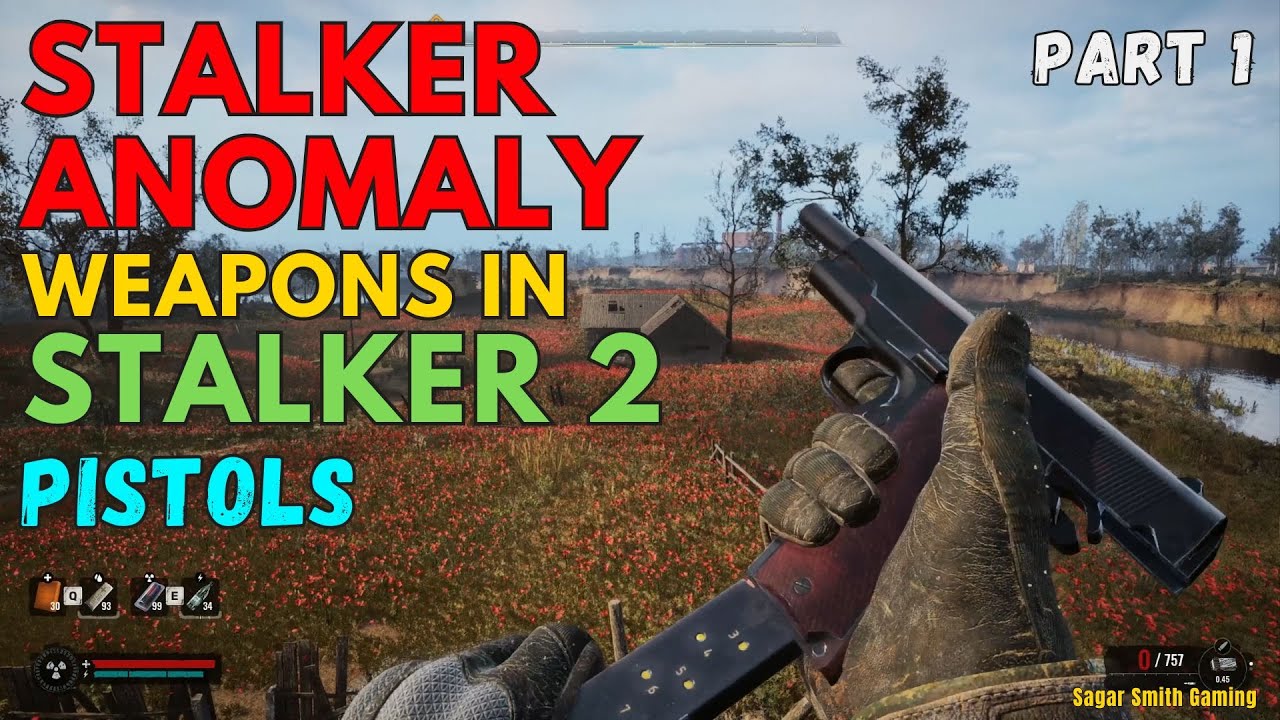 STALKER ANOMALY weapons in STALKER 2: Pistols Showcase & Gameplay Test ...