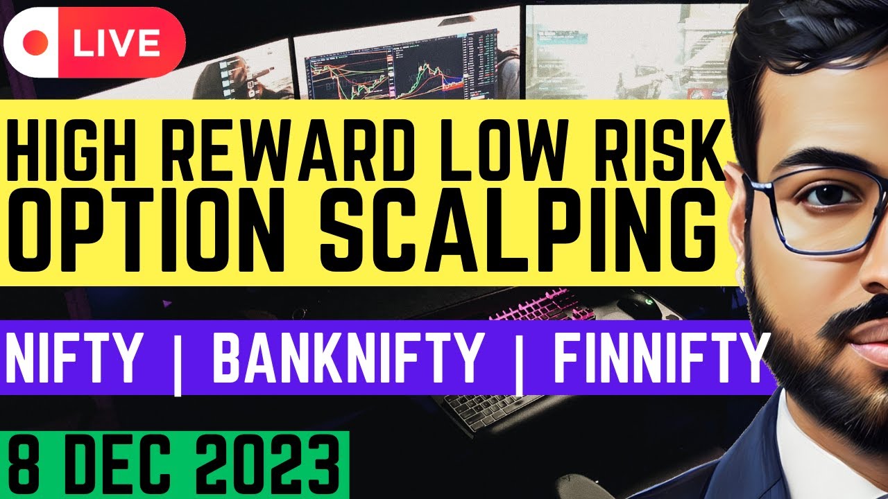 Free Hit Live Options Trading | 8 Dec 2023 | NIFTY50 BANKNIFYTY MIDCAP ...