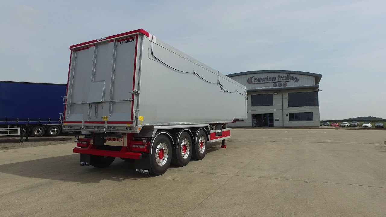 Fruehauf Bulker Tipping Trailer for Sale - YouTube