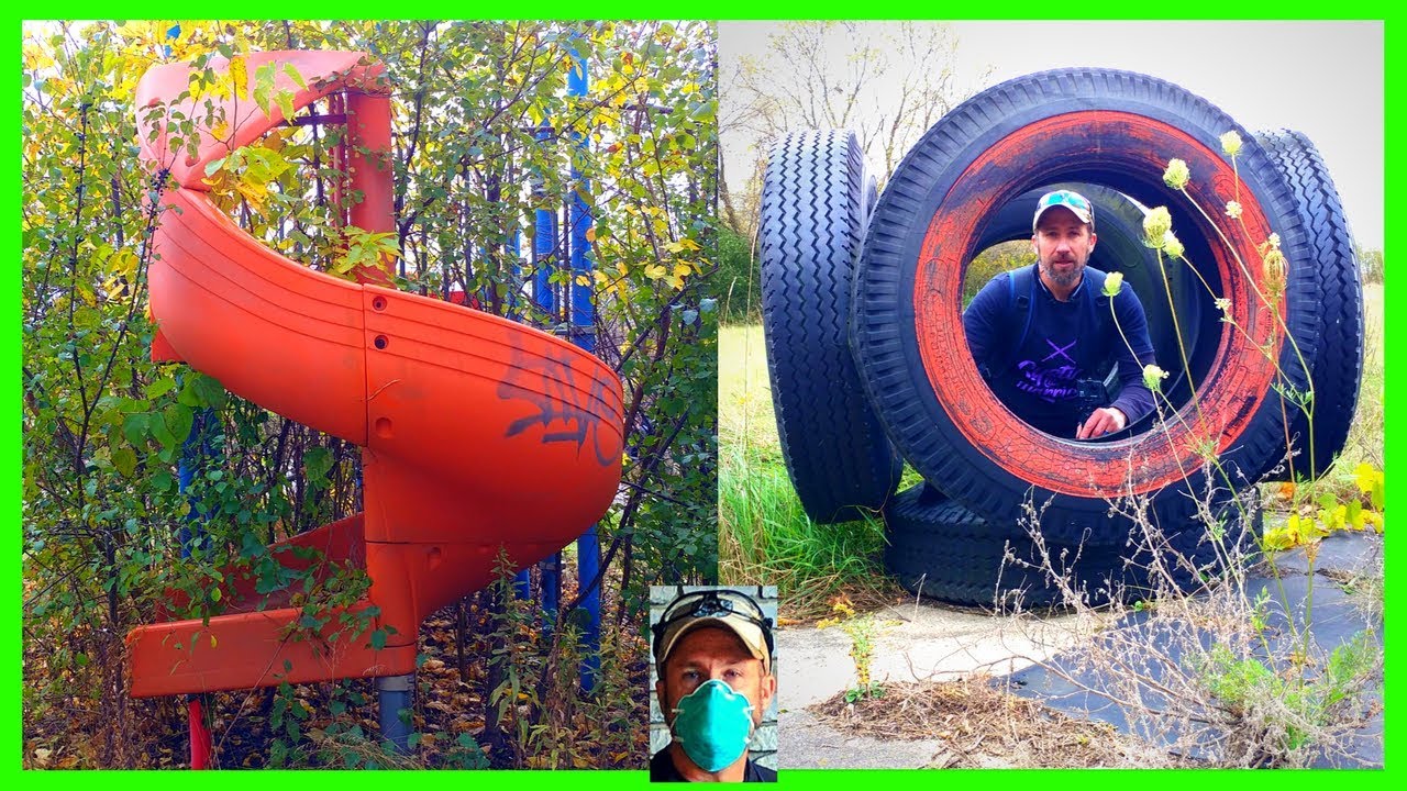 Abandoned Playground Totally Overgrown - YouTube