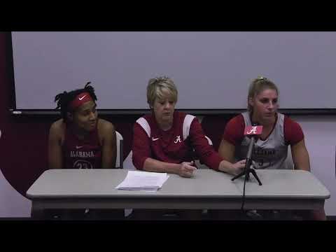 Women's Basketball Press Conference: Kristy Curry, Brittany Davis ...