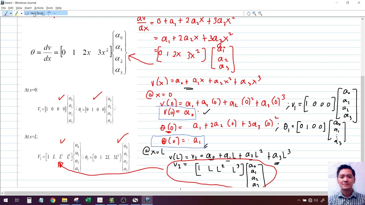 Finite Element Analysis Beam Formulation Youtube