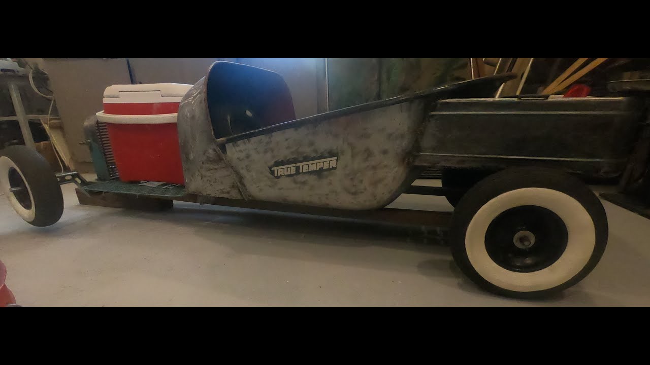 Mini Rat Rod truck no engine swap meet wagon RR8 Install front axel go ...