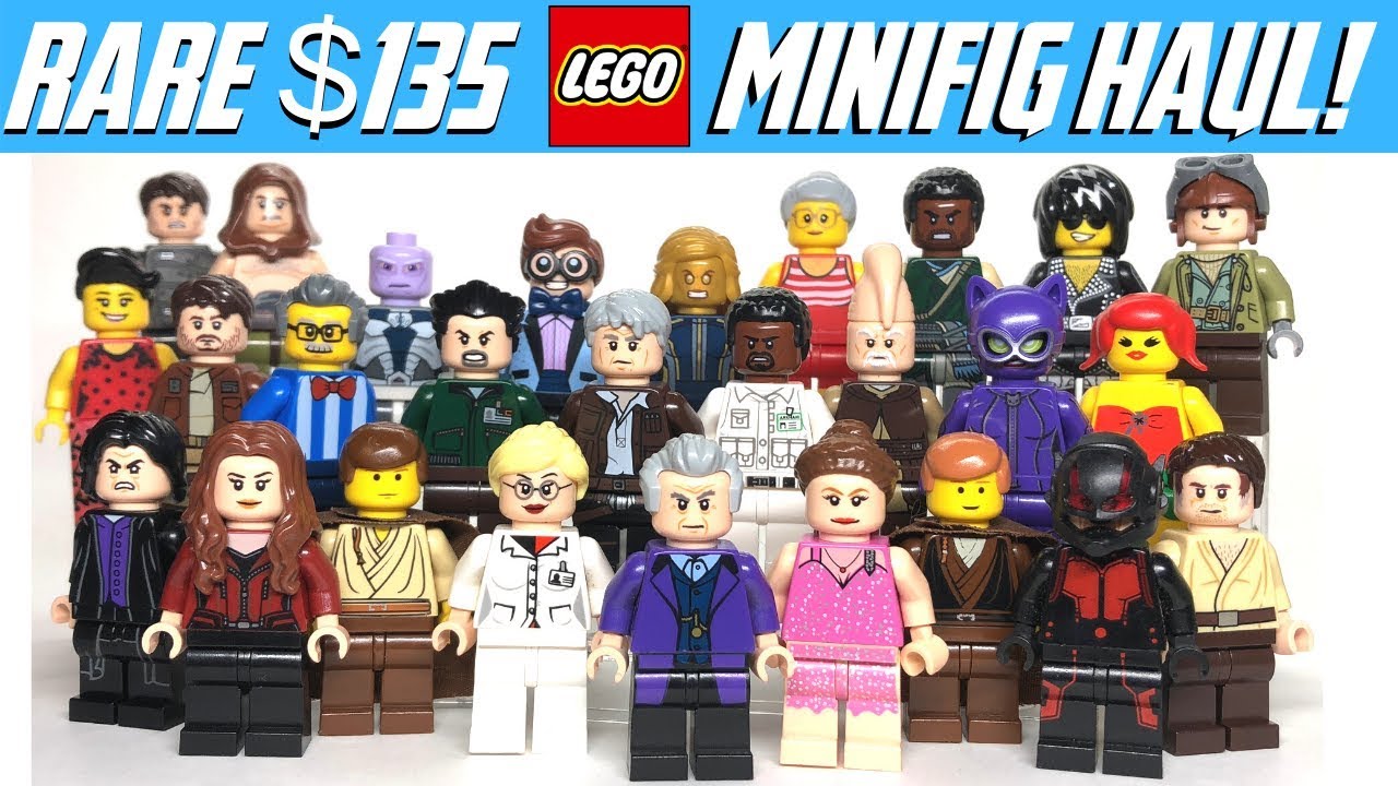 UNBELIEVABLE $135 LEGO Minifigure HAUL! (and how I technically got them ...