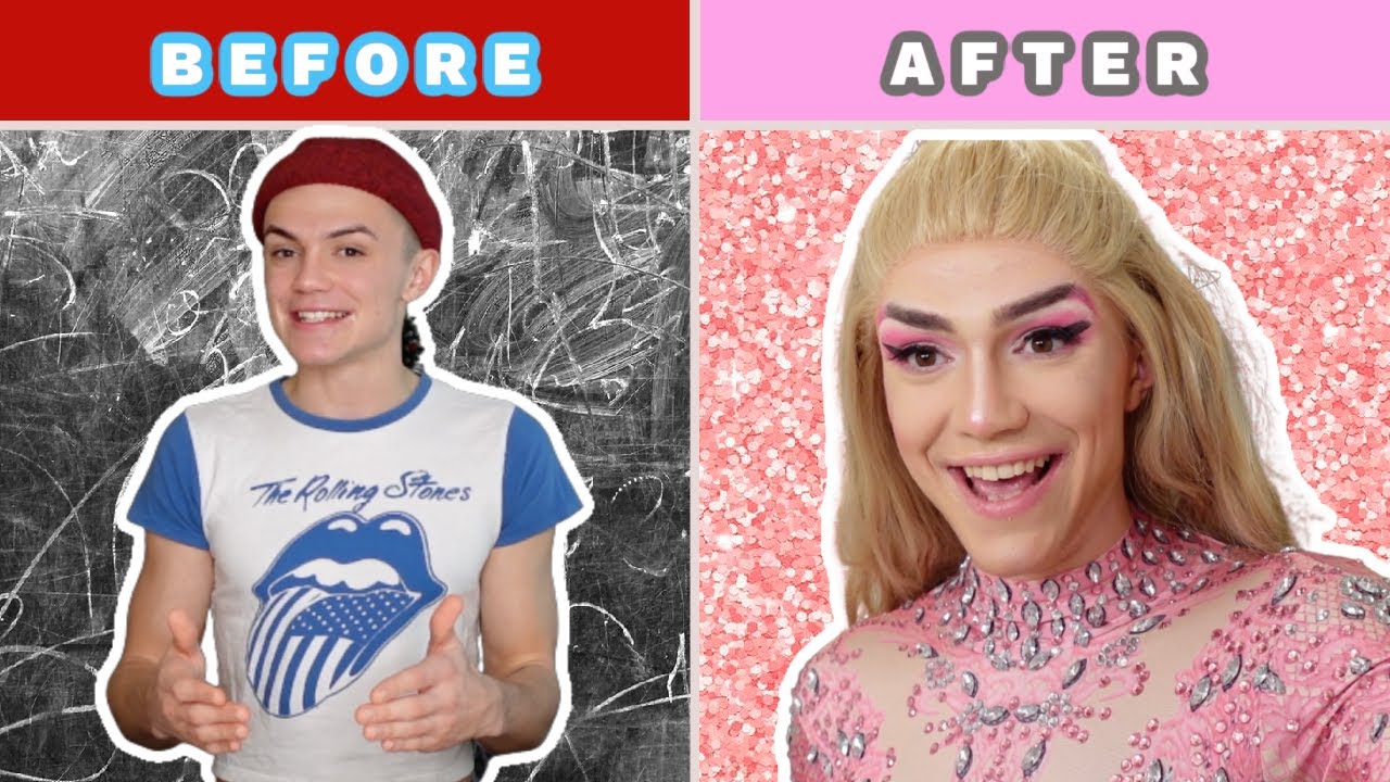 MY FIRST TIME IN DRAG | GET READY WITH ME - YouTube