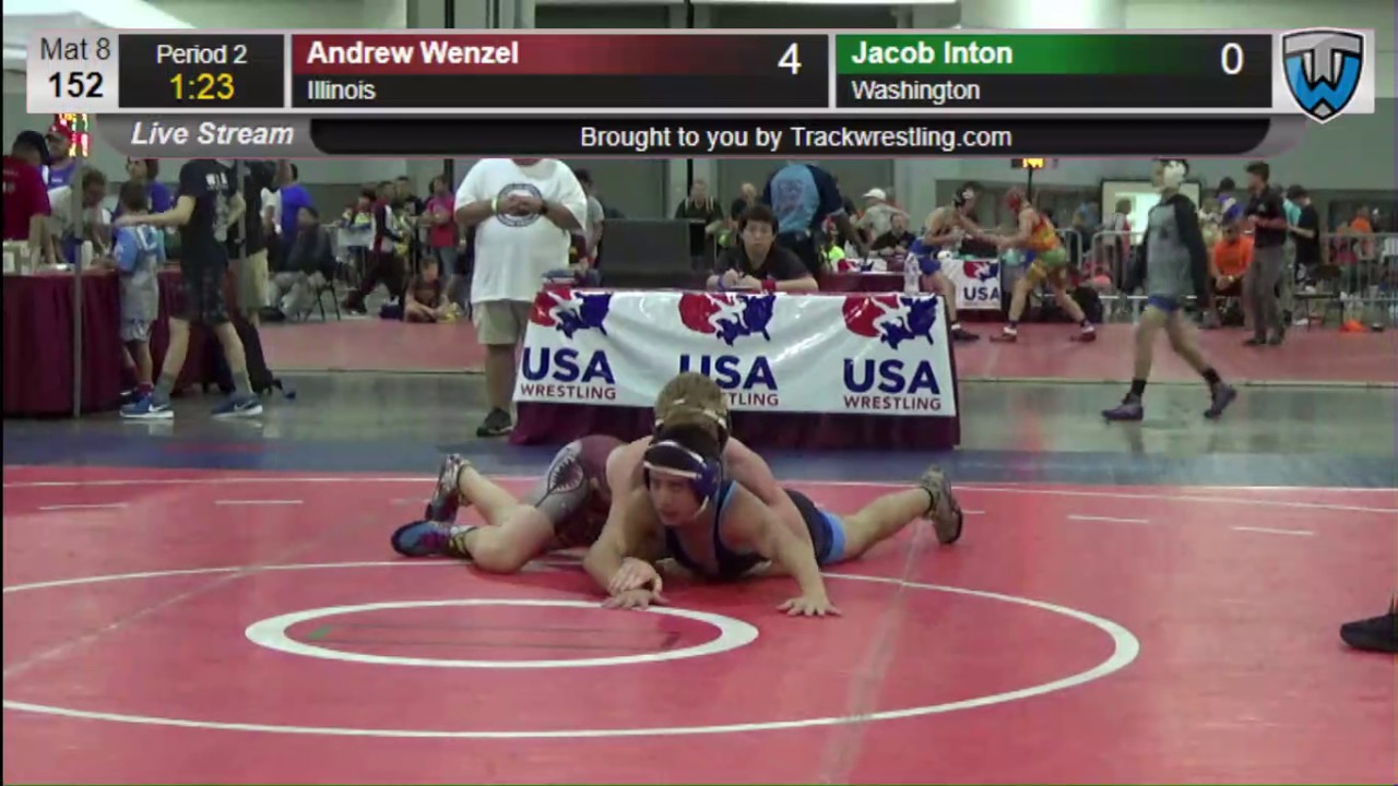1155 Schoolboy 152 Andrew Wenzel Illinois vs Jacob Inton Washington ...