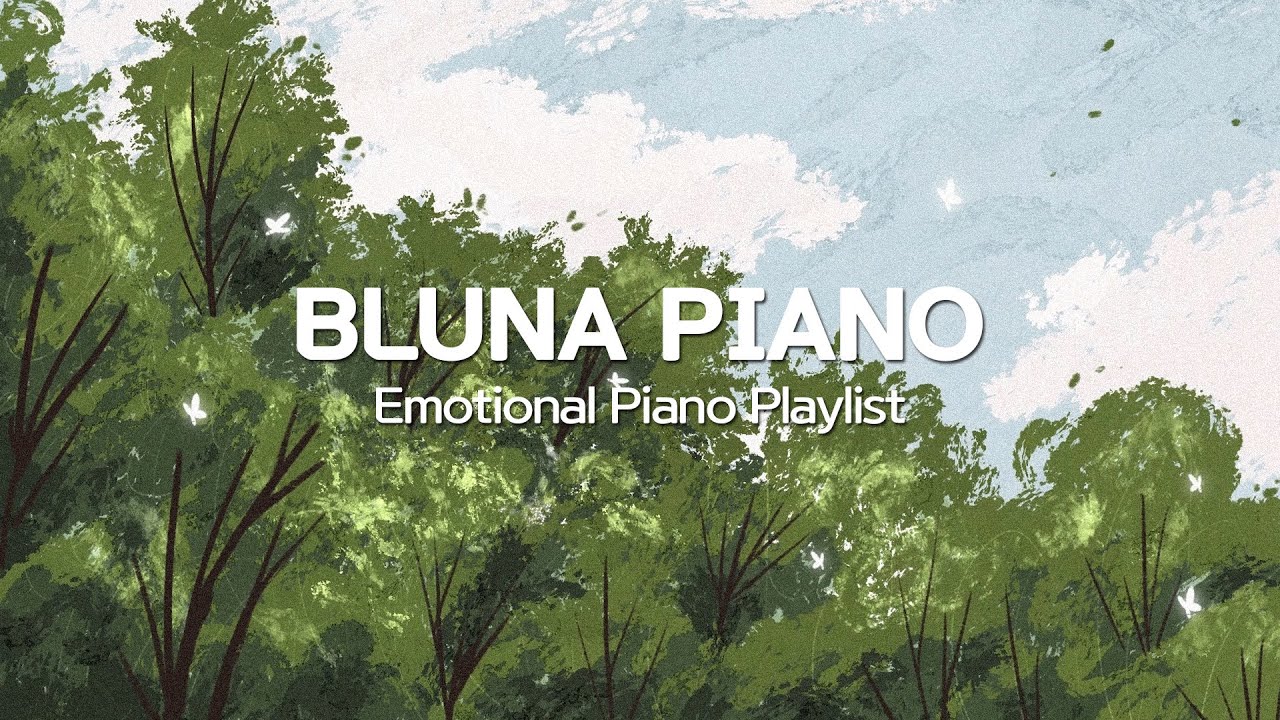 A quiet forest where you can hear the sound of the wind [Calm Piano ...
