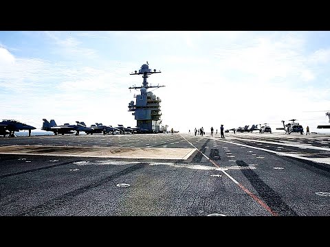 World's BIGGEST FLIGHT DECK (78m/256ft wide) | New Electromagnetic ...