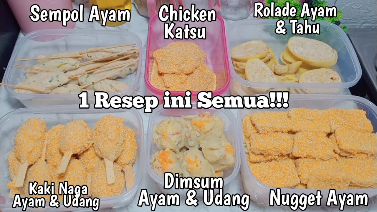 RESEP FROZEN FOOD HOMEMADE Frozen Food Ayam 1 Resep jadi 6 Jenis ...