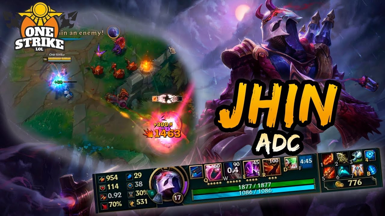 JHIN ADC S8 | Runas y objetos (Gameplay) - YouTube