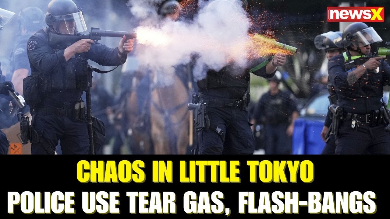 Chaos in Little Tokyo: Police Use Tear Gas, Flash-Bangs After Declaring ...